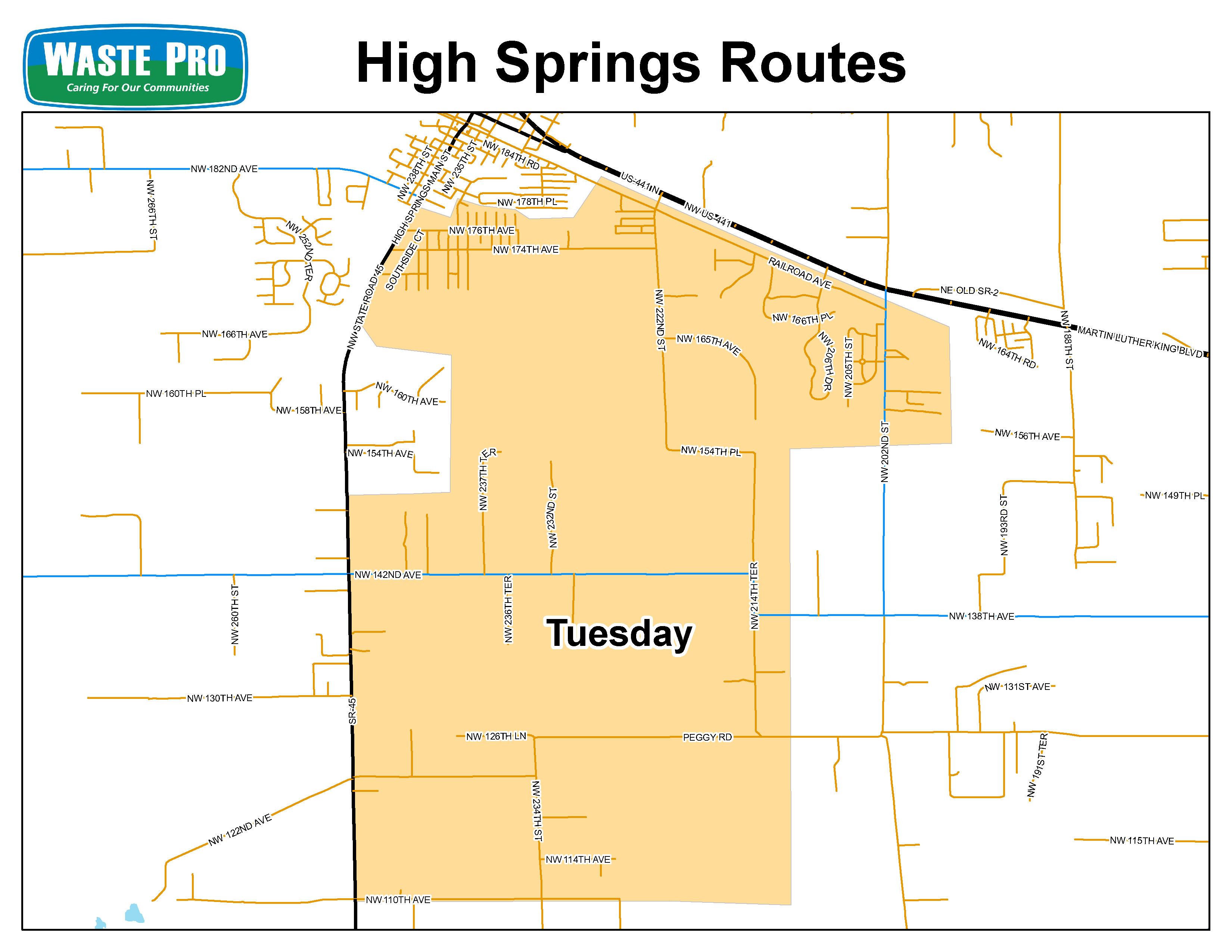 Curbside Garbage & Recycling | High Springs, FL